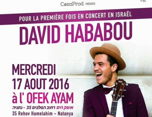 David Hababou pour la première fois en concert en ISRAEL | Israël ...